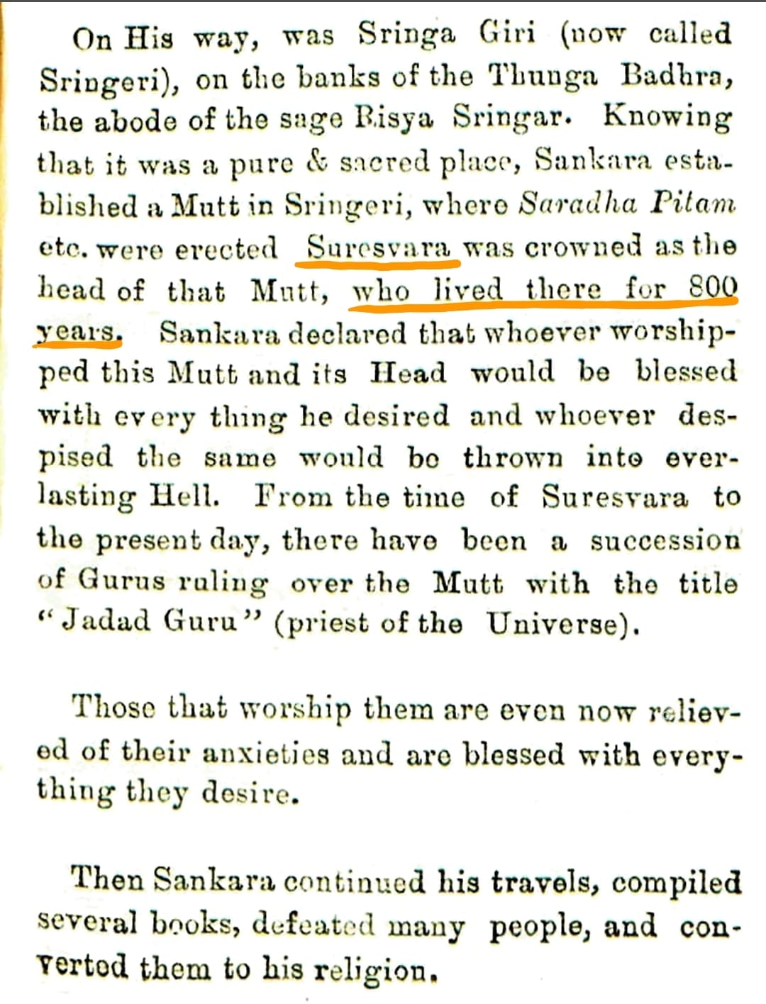 SANKARA or A Brief Sketch of Sankaracharyar's History By P.K.Sankara ...